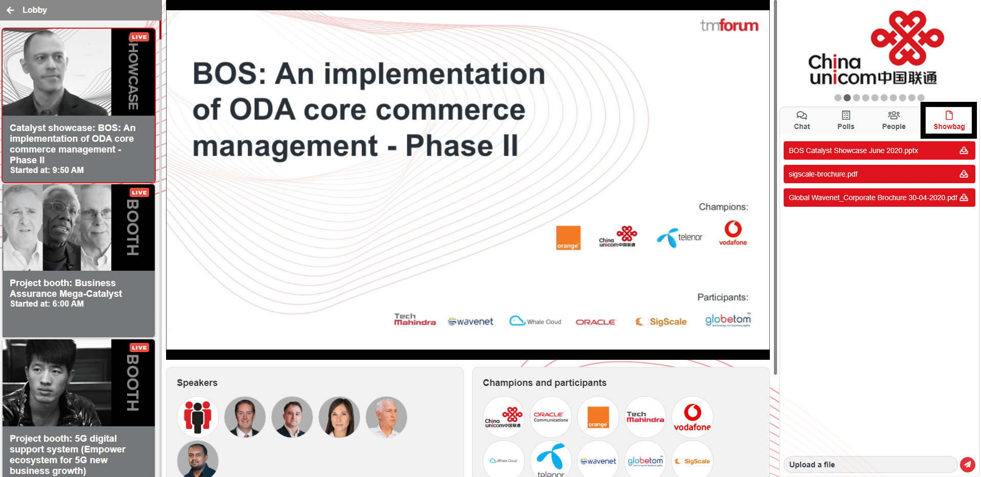 Catalyst Digital Showcase Support – TM Forum
